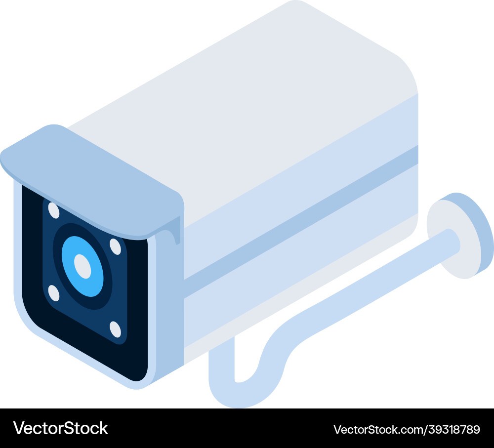 Surveillance camera icon Royalty Free Vector Image