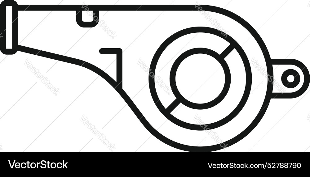 Coach whistle icon showing sport training Vector Image