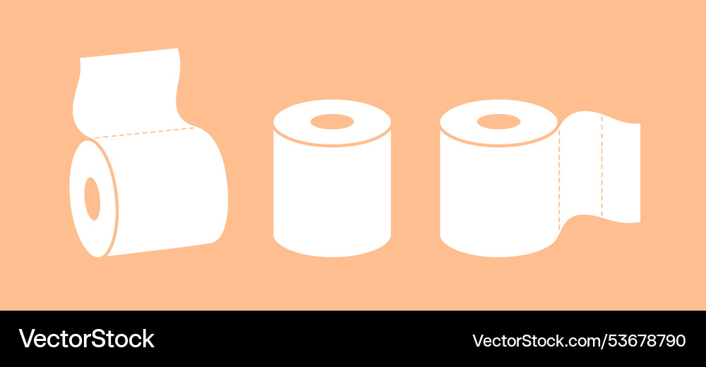 Toilet paper Royalty Free Vector Image - VectorStock