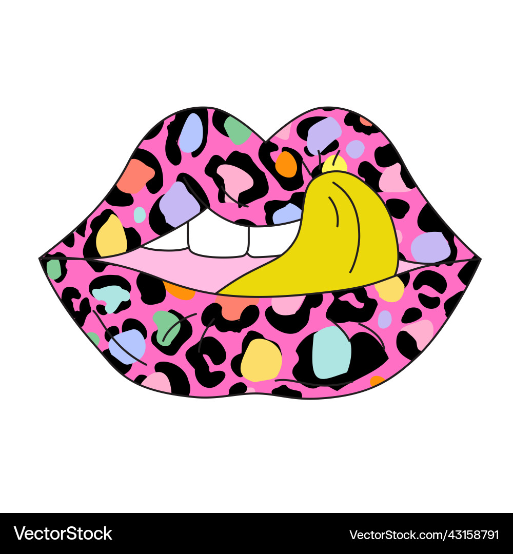 Leopard Lips Vector Images (over 140)