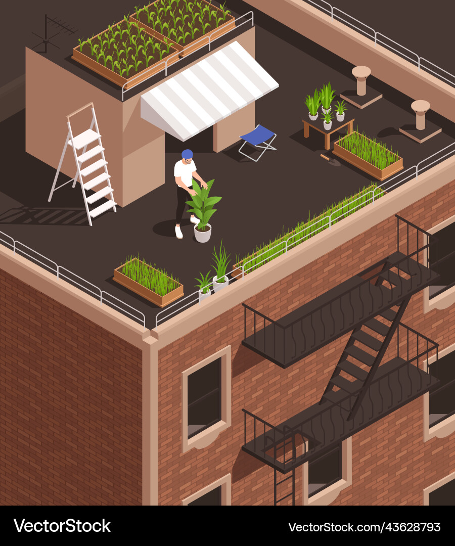 Food industry profession composition Royalty Free Vector