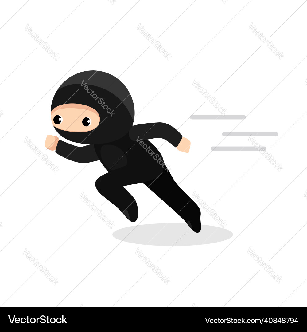 Ninja Running Vector Images (over 130)