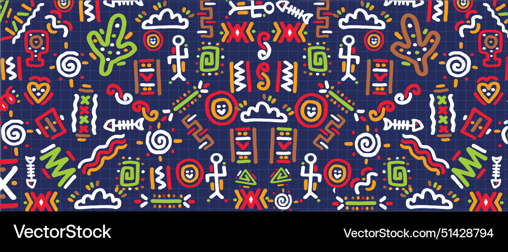 Doodle art pattern Royalty Free Vector Image - VectorStock