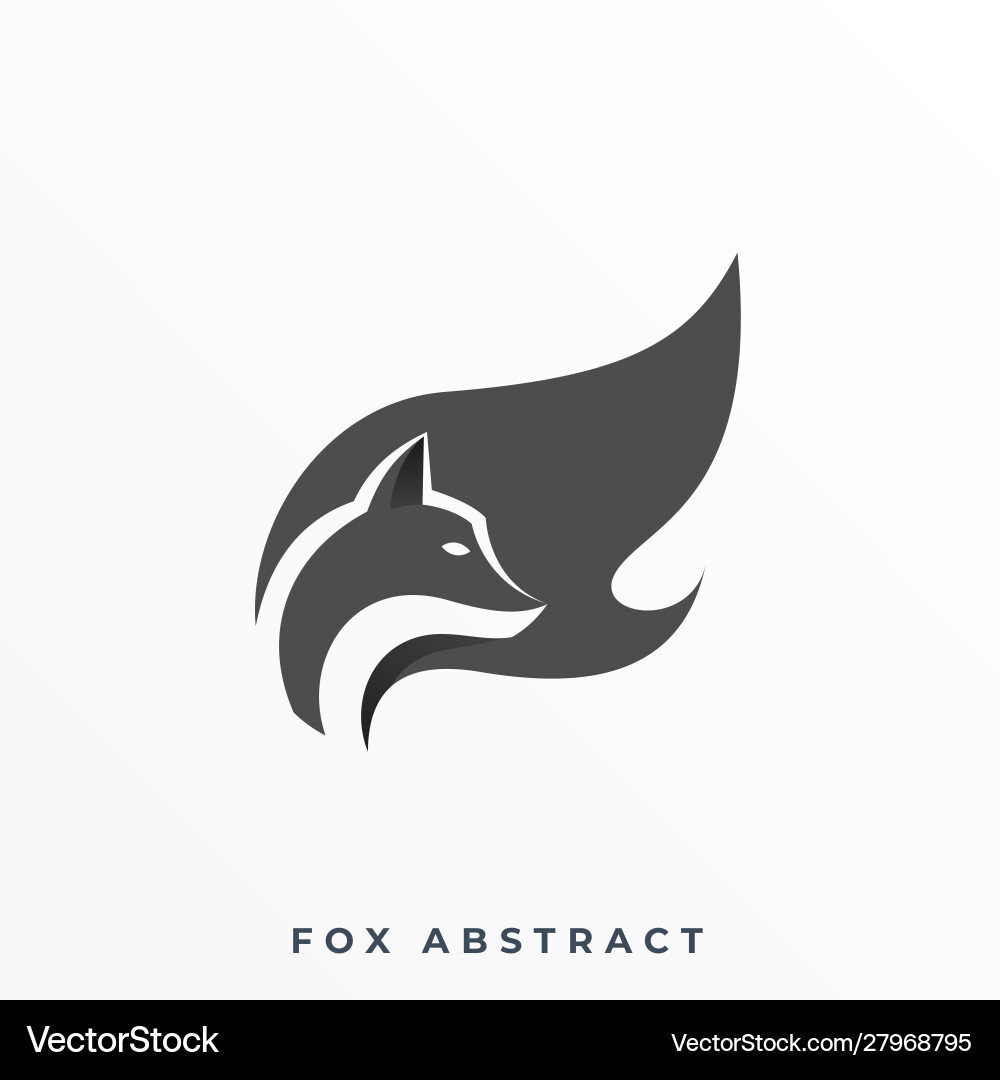 Fox template Royalty Free Vector Image - VectorStock