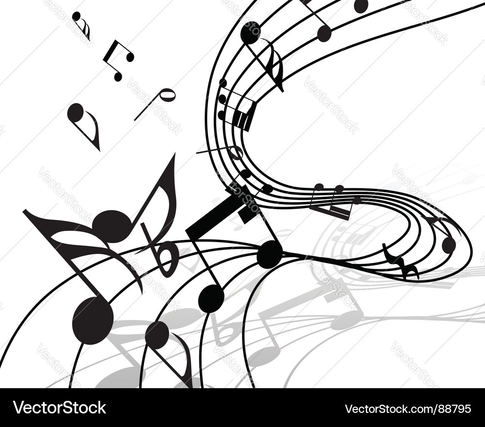 Notes staff Royalty Free Vector Image - VectorStock