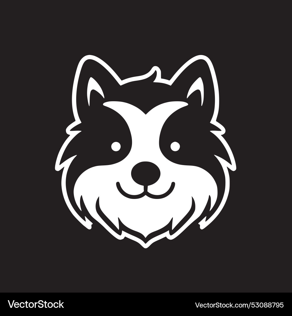 Pomeranian - high quality logo ideal Royalty Free Vector