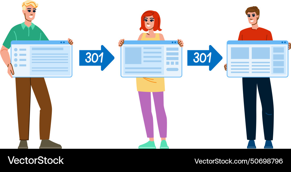 Url redirect chain Royalty Free Vector Image - VectorStock Url redirect chain Royalty Free Vector Image - VectorStock