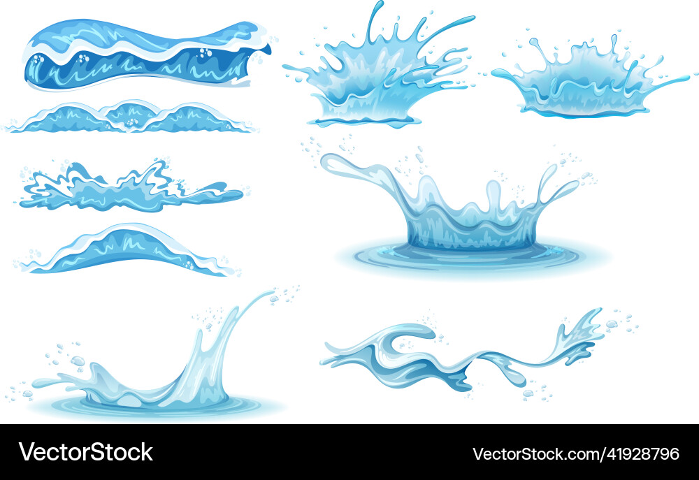 Water Splash - Abstract Art Royalty Free Vector Image
