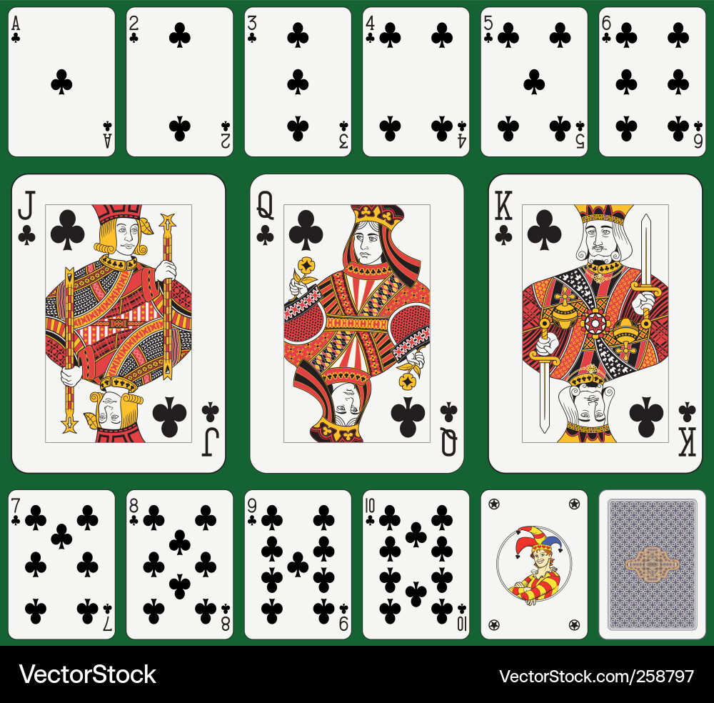 Club suit Royalty Free Vector Image - VectorStock