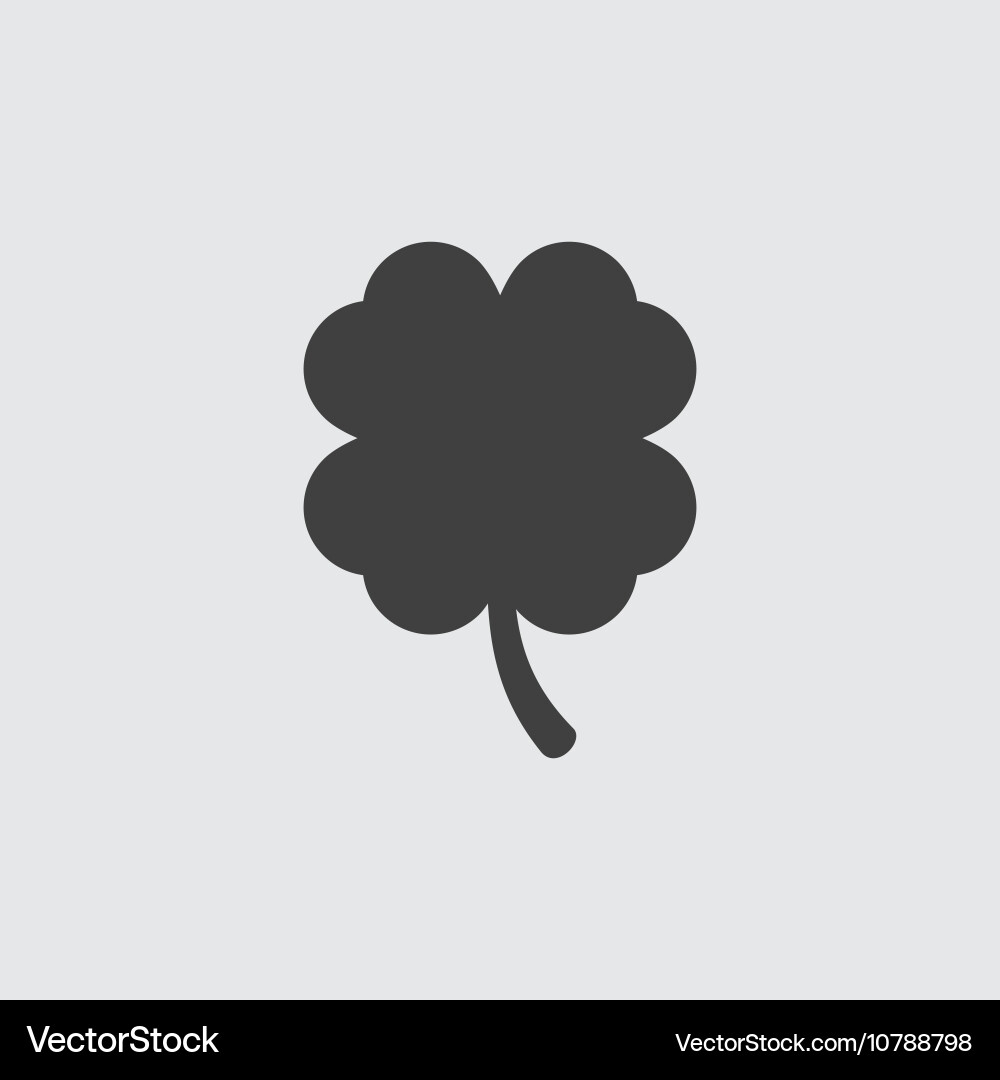 Clover icon Royalty Free Vector Image - VectorStock