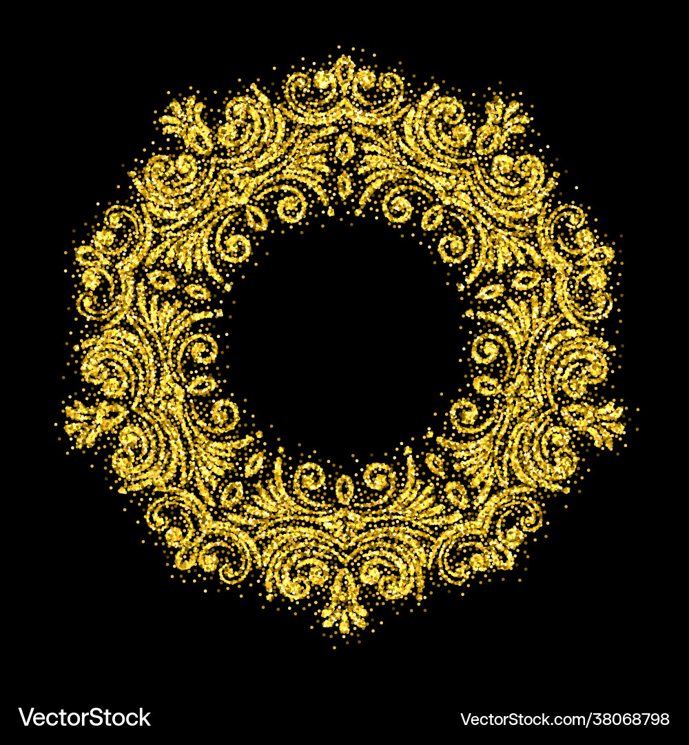 Retro shiny frame or border Royalty Free Vector Image