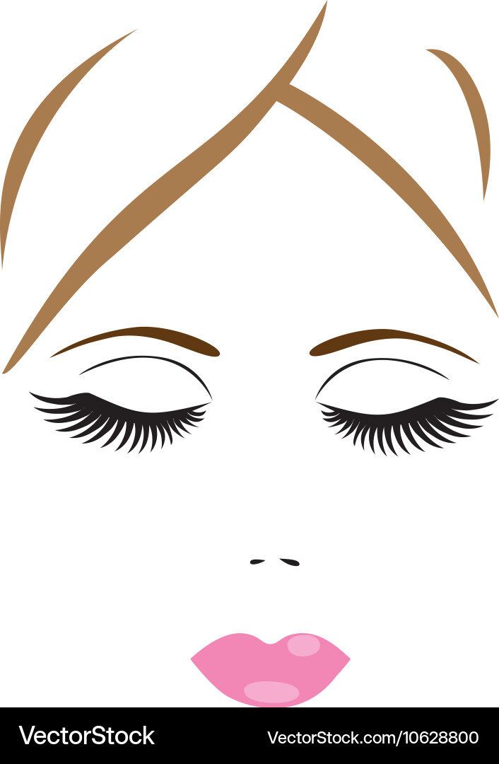 Spa face Royalty Free Vector Image - VectorStock