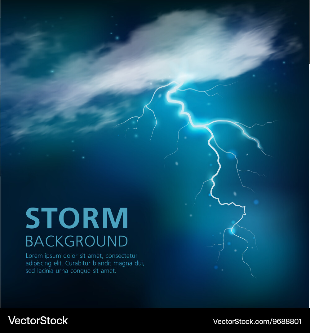 Blitz Hintergrund Lizenzfreies Vektorbild - VectorStock