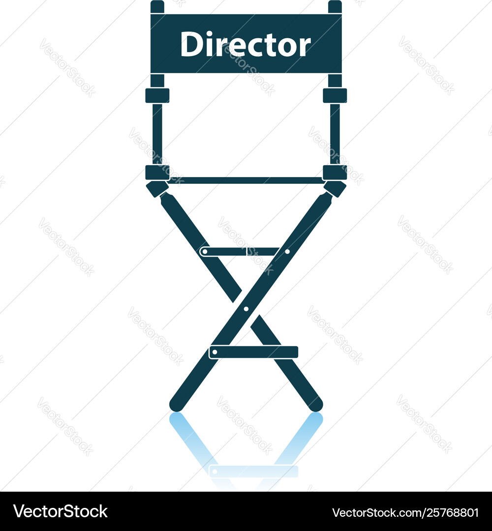 Director chair icon Royalty Free Vector Image - VectorStock