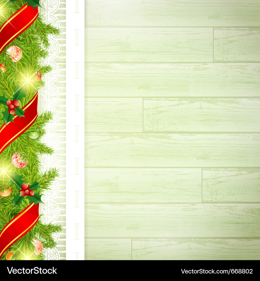 Christmas frame Royalty Free Vector Image - VectorStock