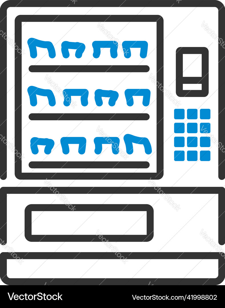 Icon of food selling machine Royalty Free Vector Image