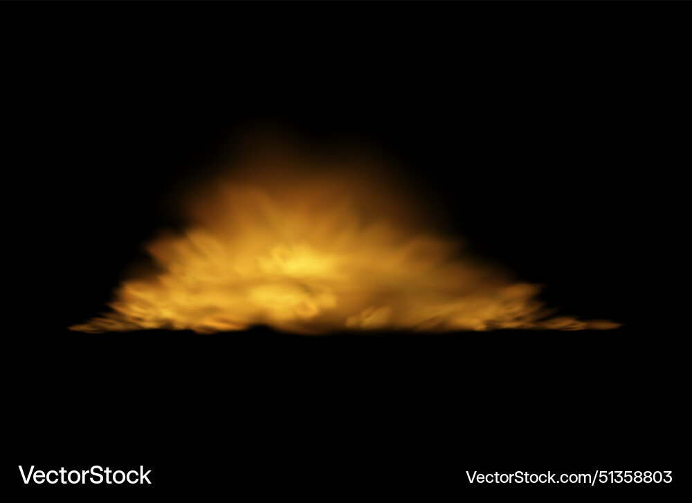 With clouds of thick fog Royalty Free Vector Image