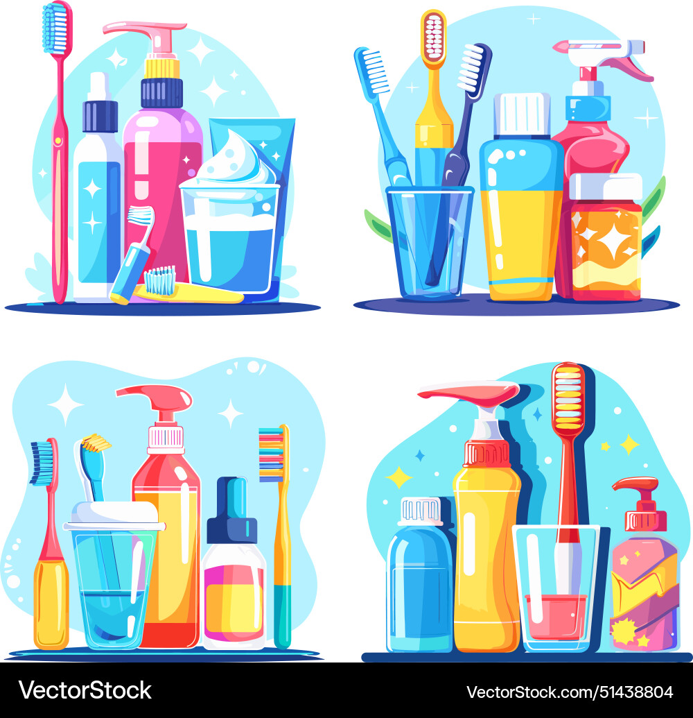 Dental teeth care cartoon Royalty Free Vector Image