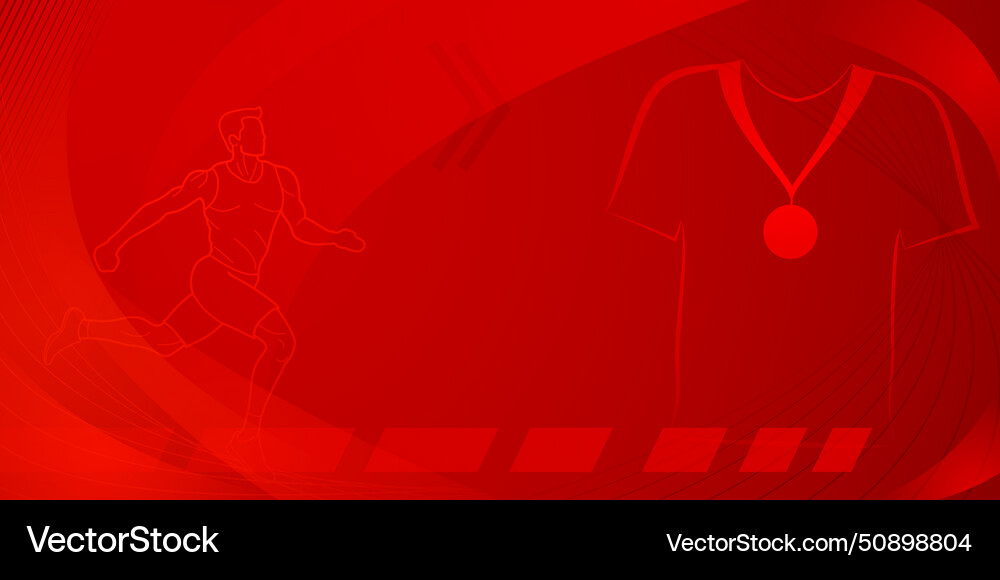 Runner themed background Royalty Free Vector Image