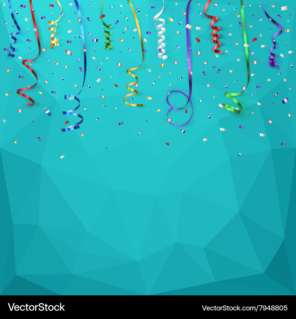 Celebration background template Royalty Free Vector Image