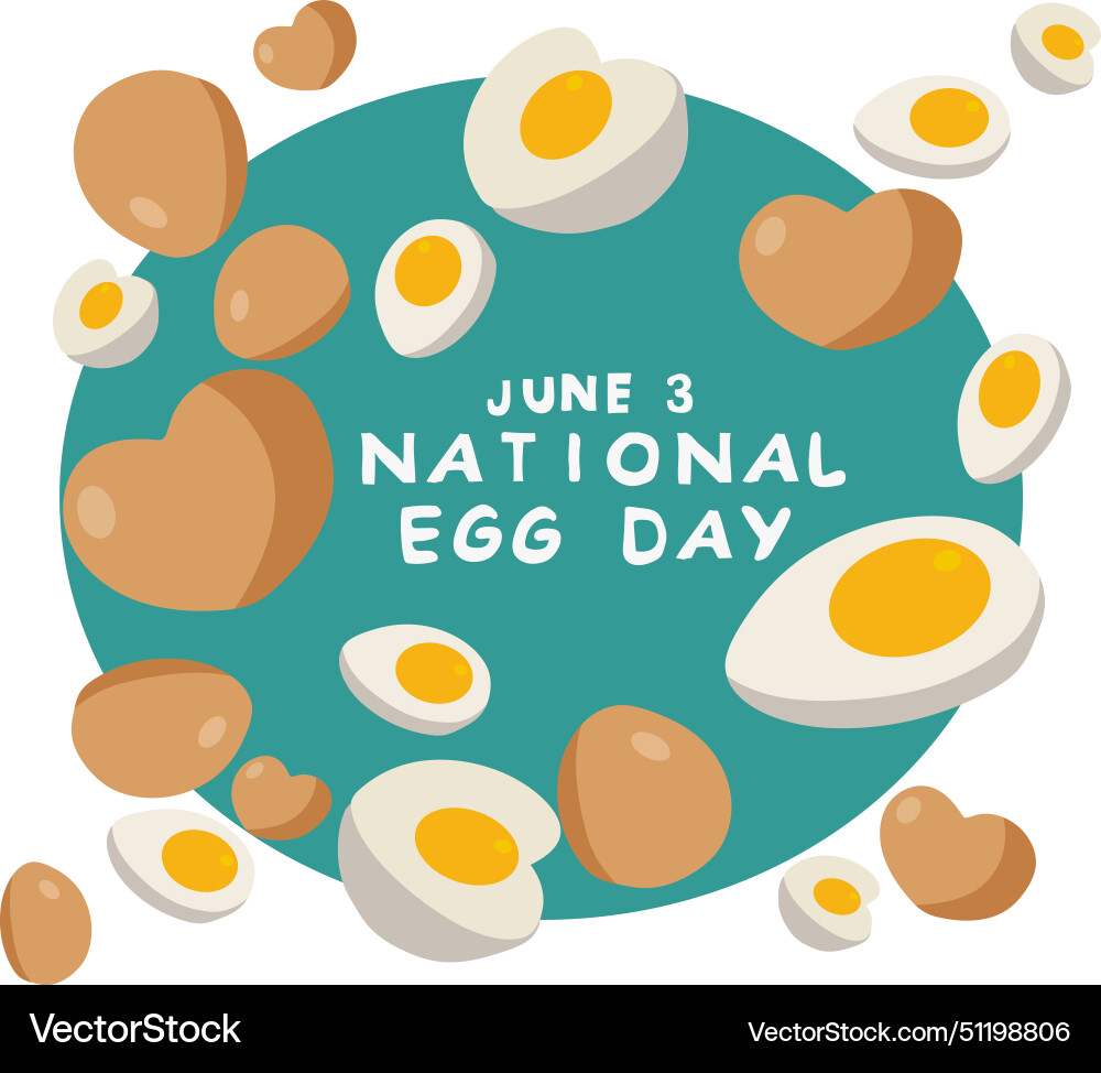 World egg day national da Royalty Free Vector Image