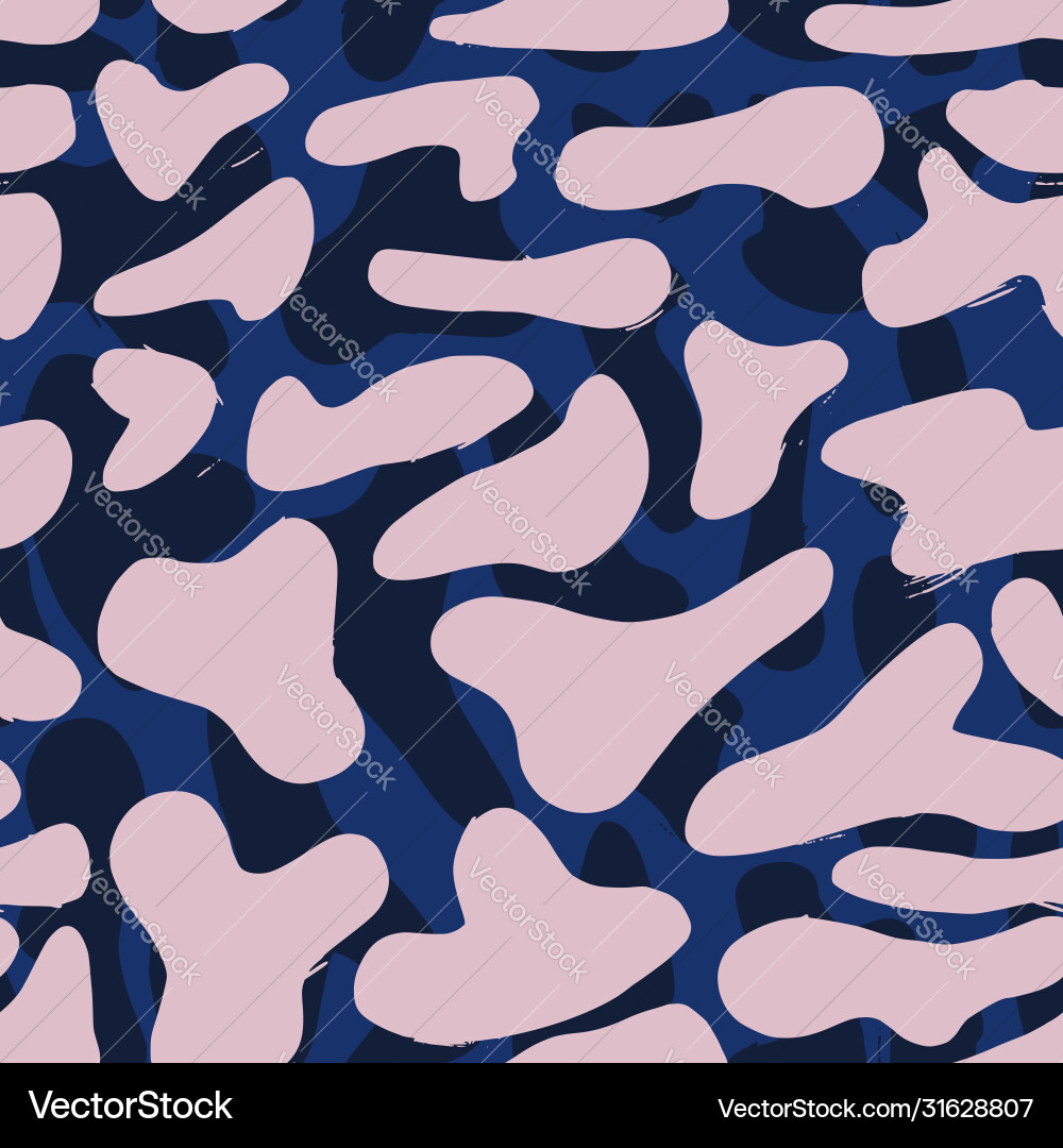 Fashion camouflage seamless pattern camo Vector Image