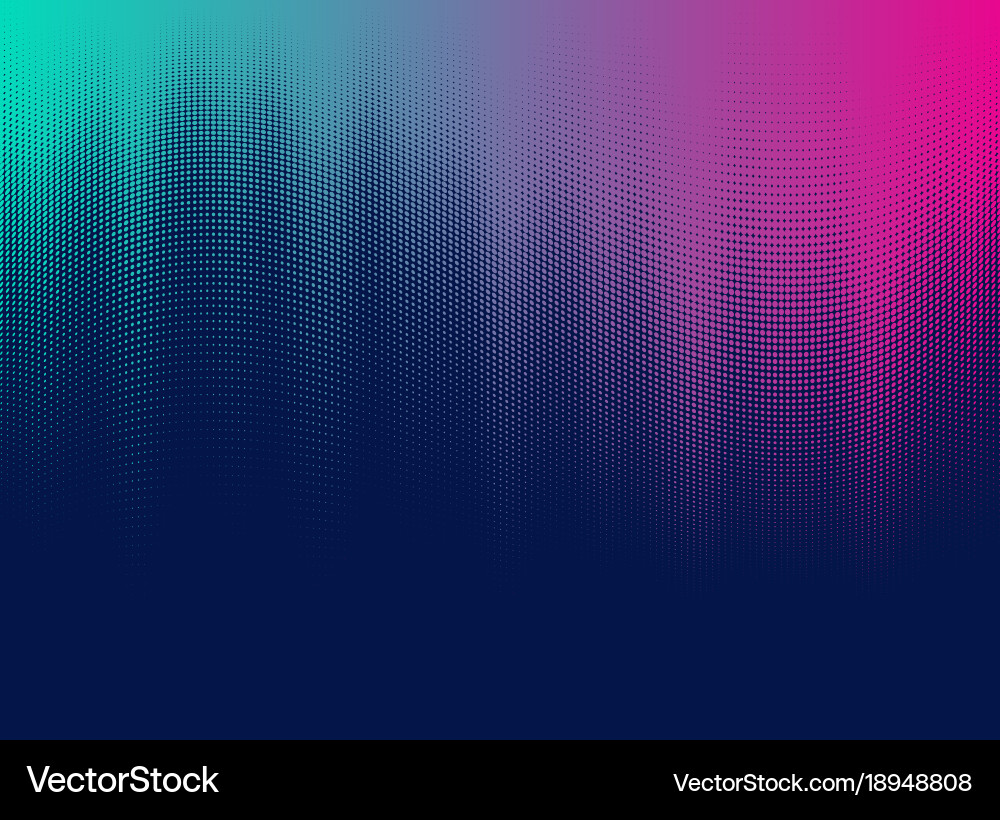 Halftone gradient effect Royalty Free Vector Image