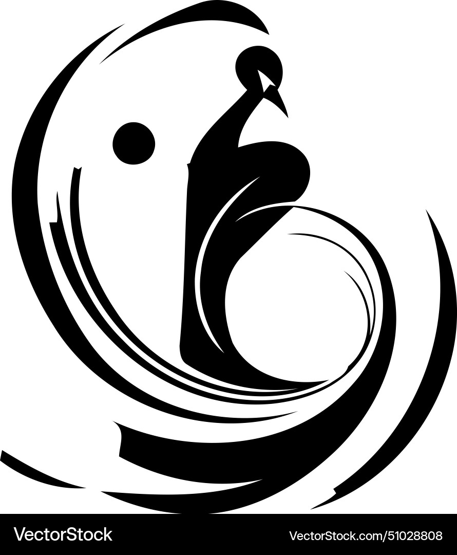 Swimming pool logo design template Royalty Free Vector Image