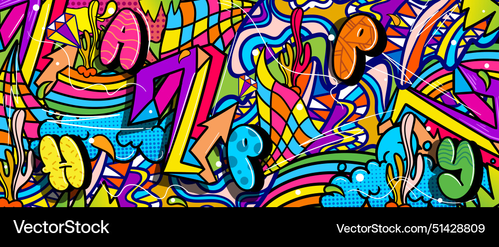 Graffiti doodle art Royalty Free Vector Image - VectorStock