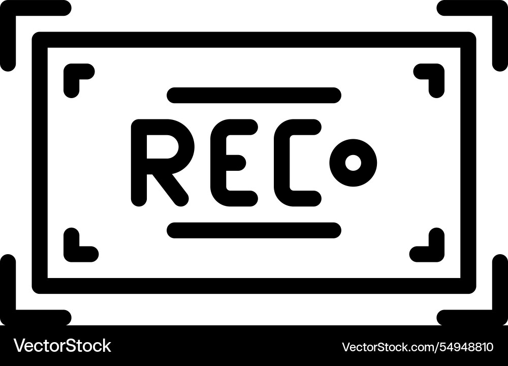 Rec Royalty Free Vector Image - VectorStock