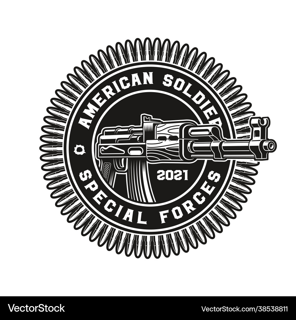 A an ak47 rifle Royalty Free Vector Image - VectorStock