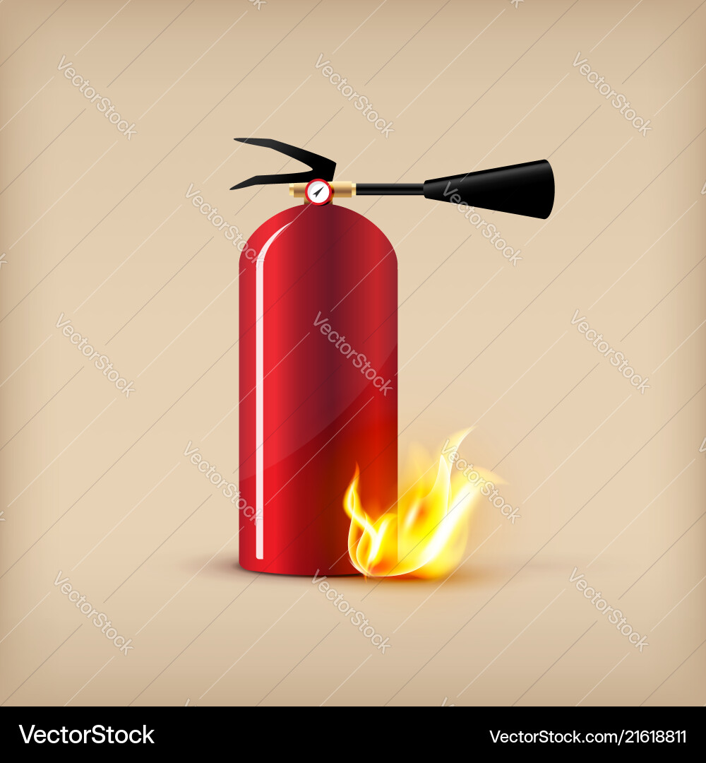 Fire Extinguisher Icon Royalty Free Vector Image