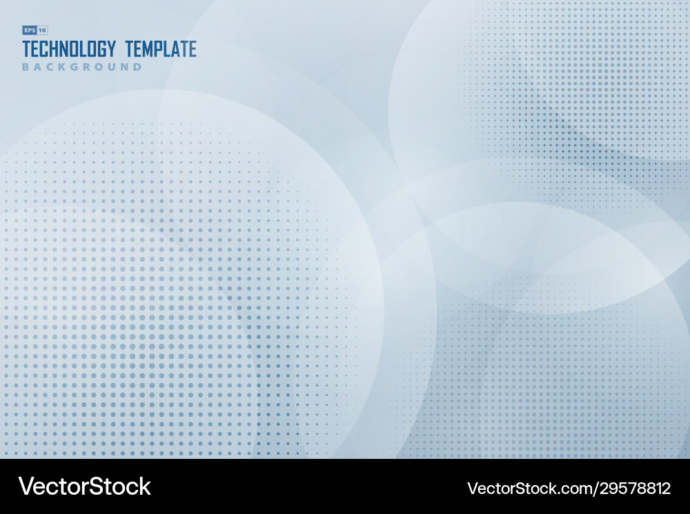 Abstract Tech Gradient Circles Royalty Free Vector Image