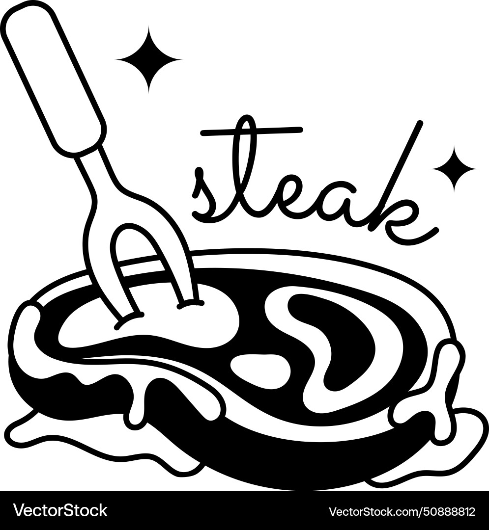 Steak Royalty Free Vector Image - VectorStock