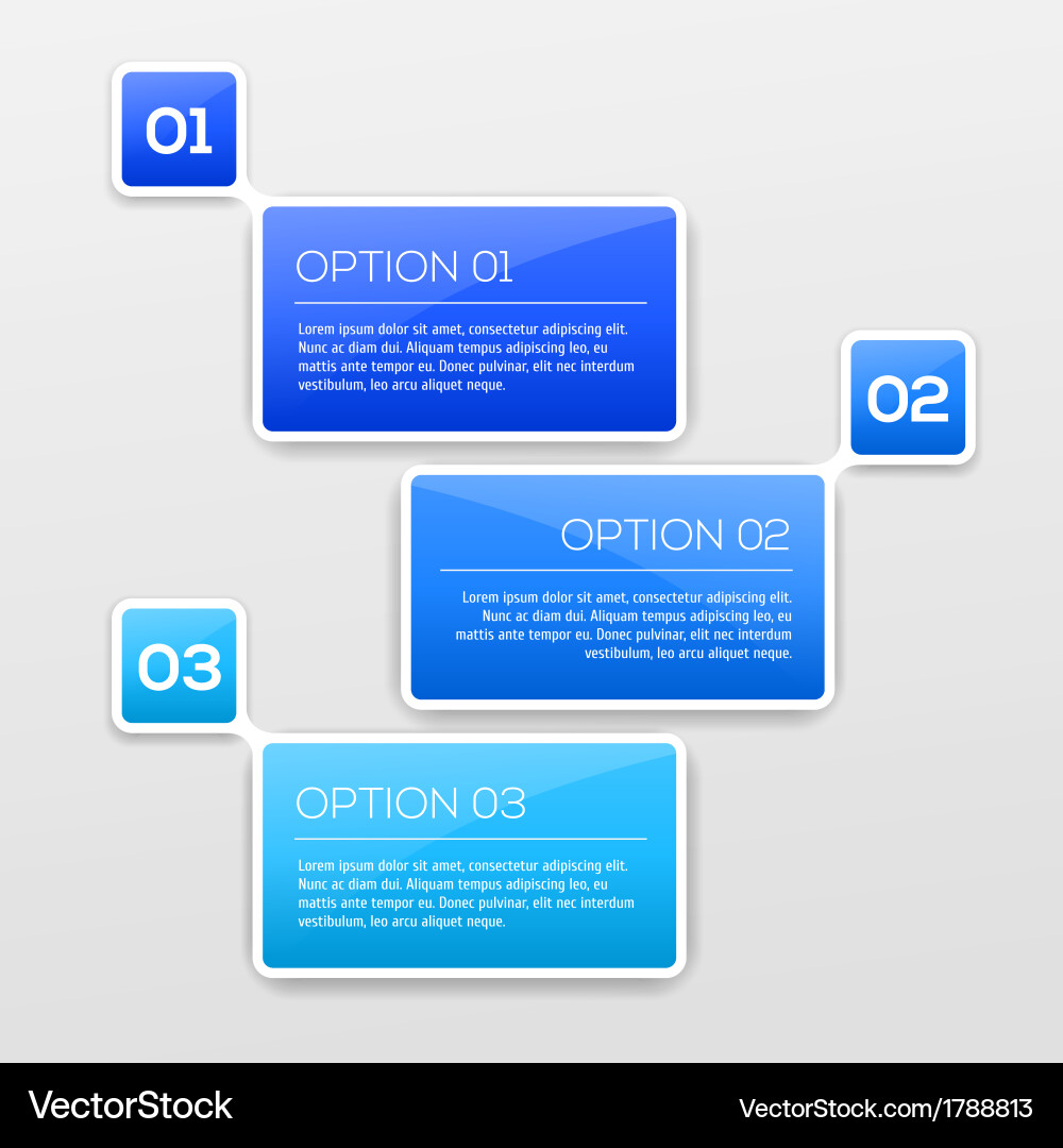 3D Infographic Elements Royalty Free Vector Image