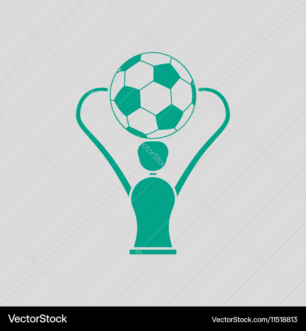 Soccer cup icon Royalty Free Vector Image - VectorStock