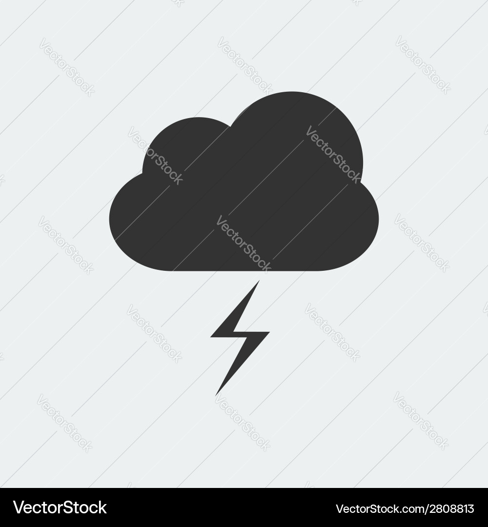 Storm icon Royalty Free Vector Image - VectorStock