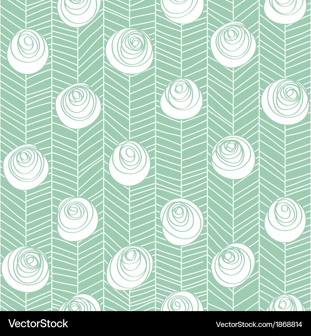 Herringbone Rose Pattern Royalty Free Vector Image