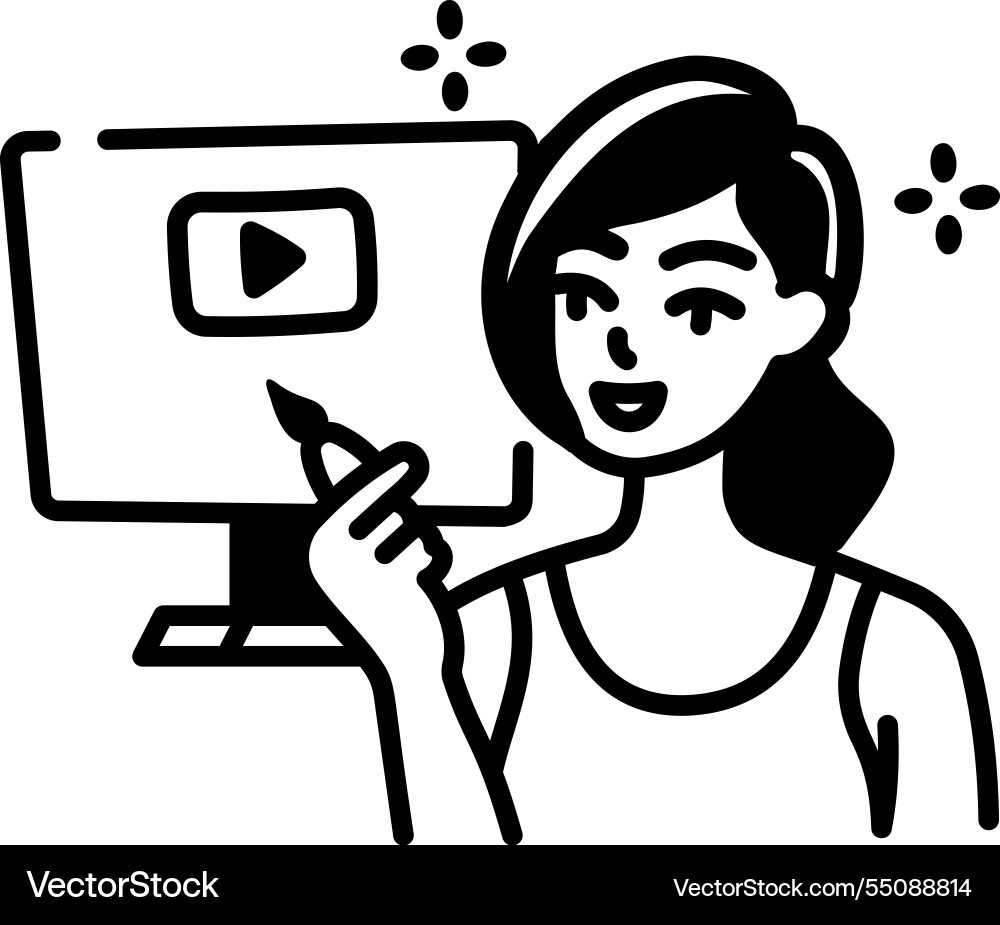 Video tutorial Royalty Free Vector Image - VectorStock