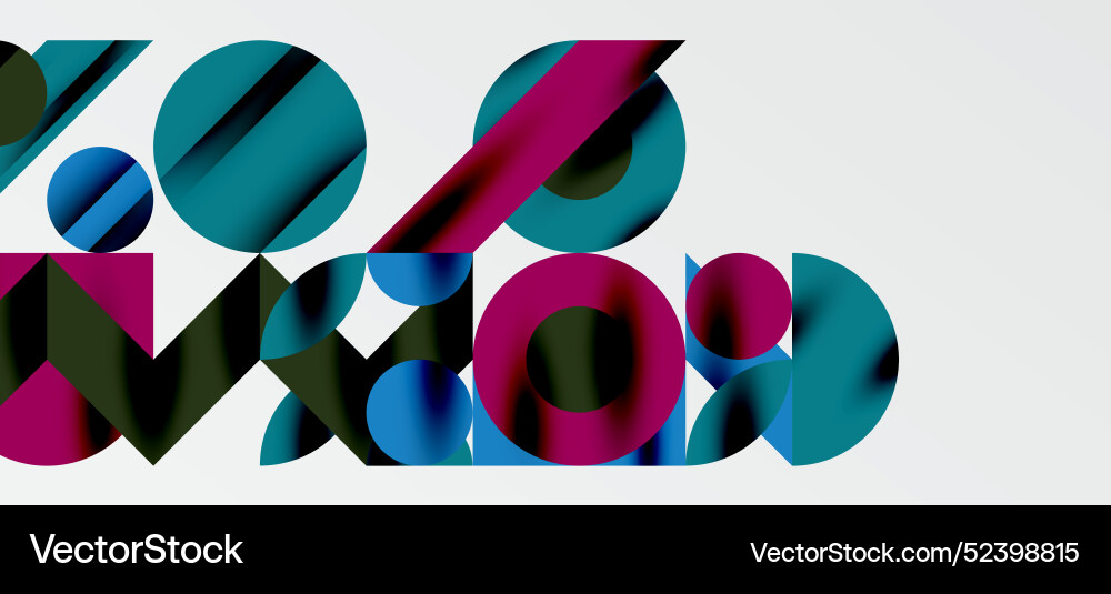 Geometric neo patterns abstract background Vector Image