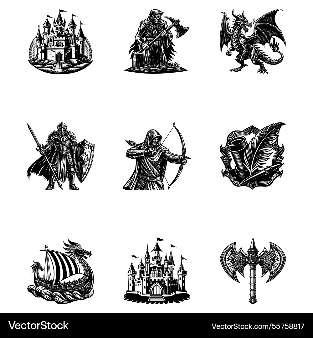 Medieval Royalty Free Vector Image - VectorStock