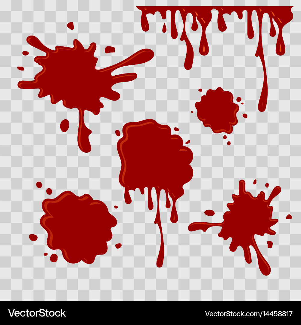 Red Paint Splatter Abstract Royalty Free Vector Image