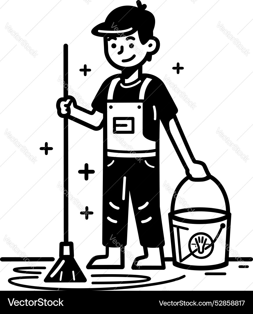 Sparkling surfaces floor cleaning icon spotless Vector Image