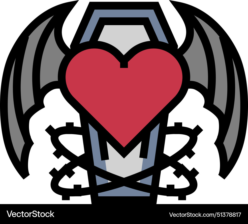 Tattoos goth subculture color icon Royalty Free Vector Image Tattoos goth subculture color icon Royalty Free Vector Image