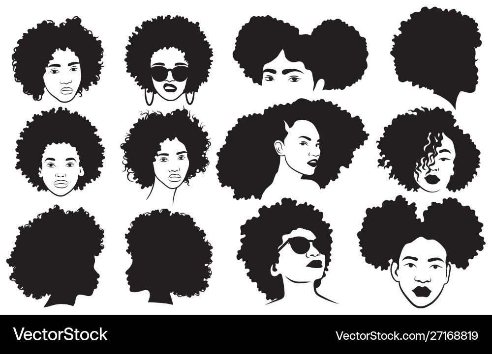 Woman Braid Dreadlocks Vector Images (over 100)