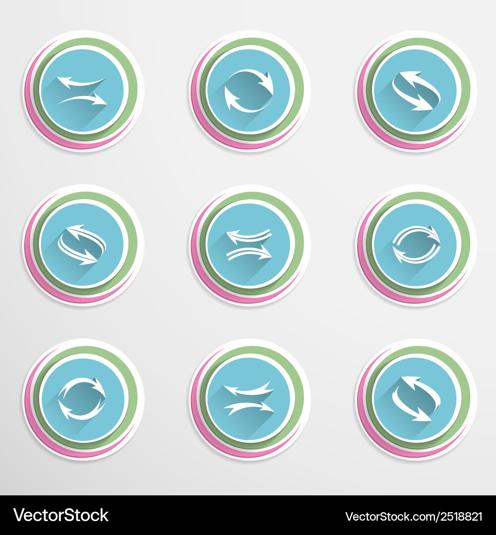 Pfeiltasten Lizenzfreies Vektorbild - VectorStock