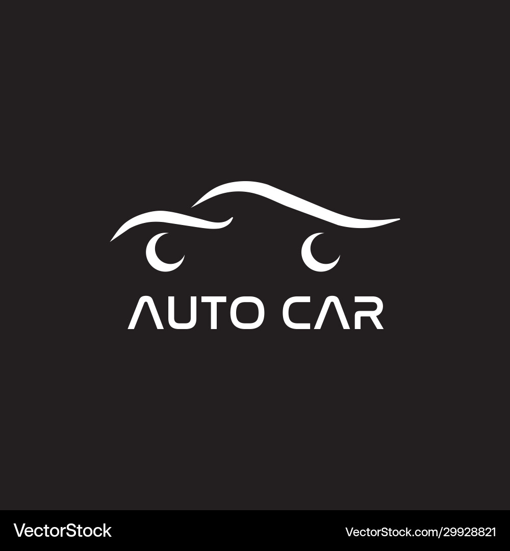 Automotive car logo design concept template Vector Image