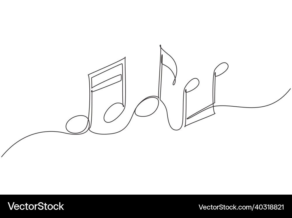 Sheet Music Line Art Icon Royalty Free Vector Image