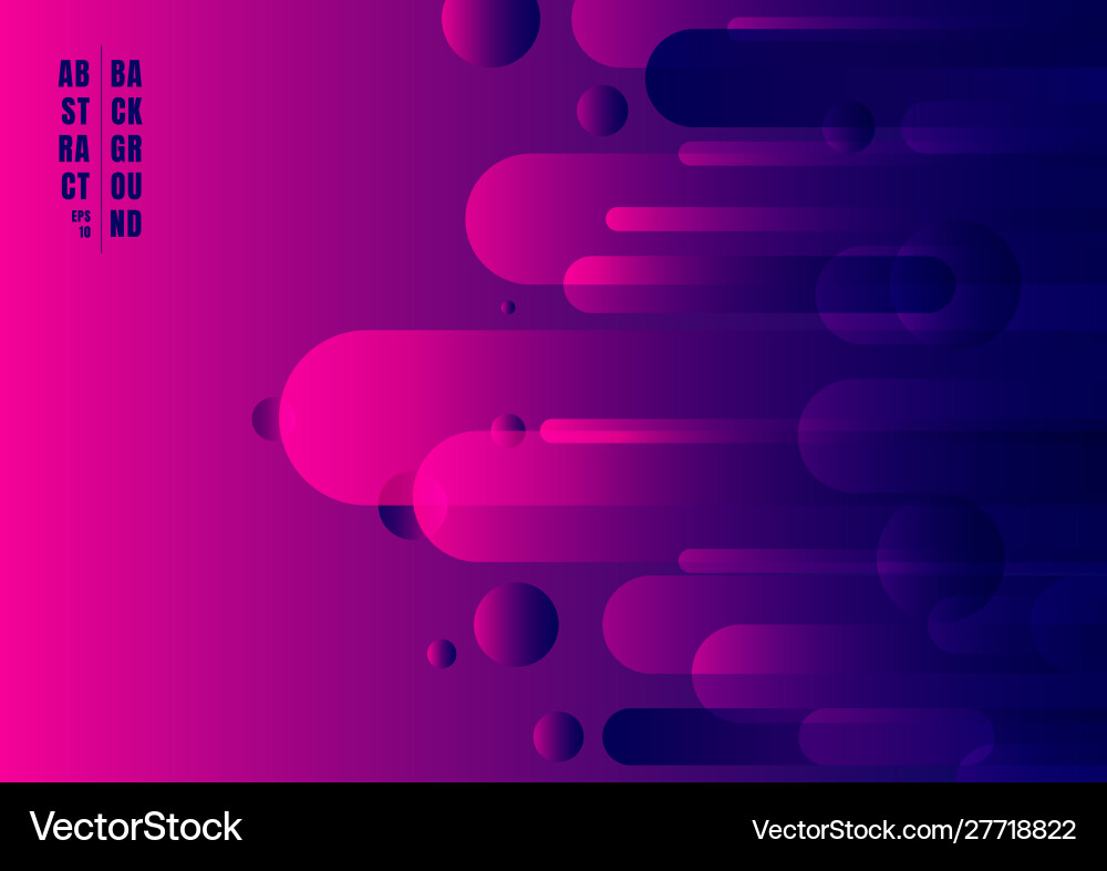 Abstract geometric dynamic shapes composition Vector Image