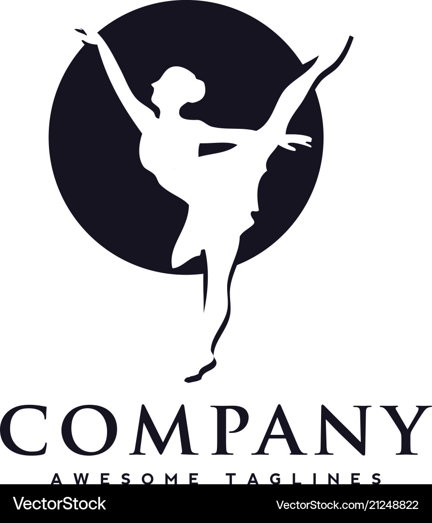 Dance club logo Royalty Free Vector Image - VectorStock